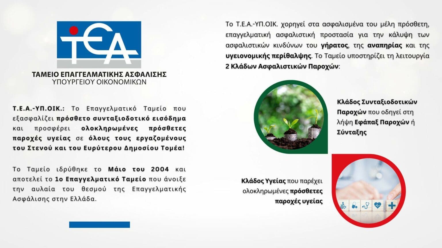 ΤΕΑ-ΥΠΟΙΚ: Μετά από 20 χρόνια πορείας, έχει κερδίσει τον τίτλο του ...