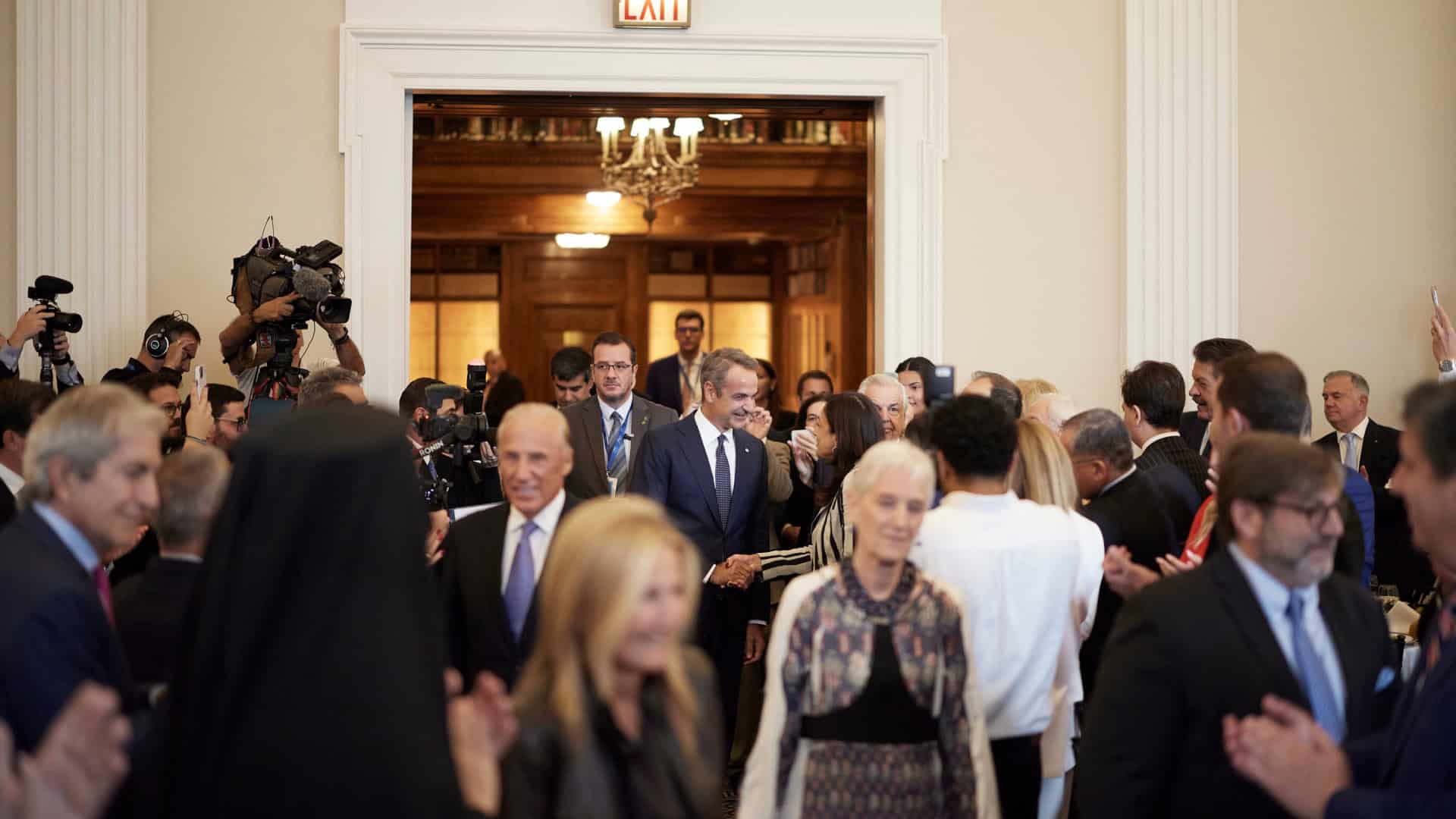 Συνάντηση Κυριάκου Μητσοτάκη με ασφαλιστές και επενδυτές στη Νέα Υόρκη ...